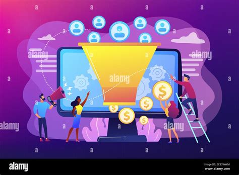 Generating New Leads Concept Vector Illustration Stock Vector Image And Art Alamy