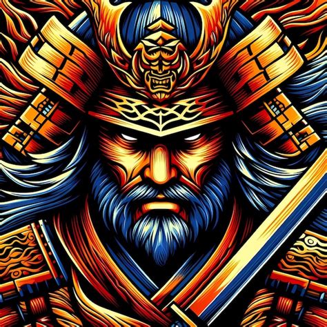 Colored Face Pattern Texture Premium Ai Generated Image