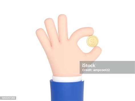 3d 사업가의 손은 흰색 배경에 황금 동전을 잡고 금융 및 저축 돈 개념 3d 렌더링 일러스트레이션입니다 N 일러스트레이션에 대한 스톡 사진 및 기타 이미지 Istock