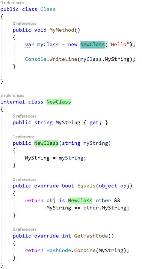 Convert Anonymous Type To Class Visual Studio Windows Microsoft Learn