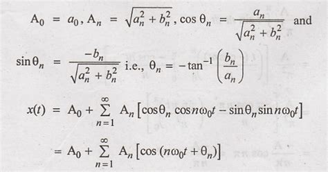 Continuous Time Fourier Series Cosine Fourier Series Exponential Fourier Series
