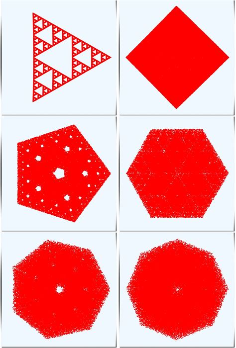 Geometry Sierpinski Triangle For Other Polygons Mathematics Stack