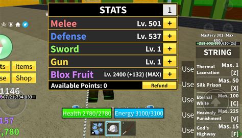 How Are My Stat And Should I Reset Them R Bloxfruits