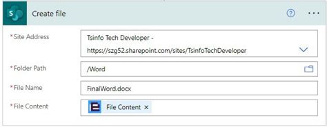 How To Create A Word Document From Html Using Power Automate