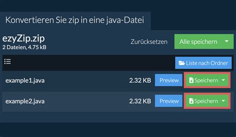 Online Zip Zu Java Konverter Keine Registrierung Erforderlich Ezyzip