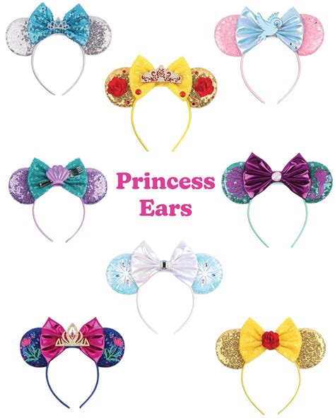 Princess Disney Ears Character Disney Ears Disney Ears For Adults