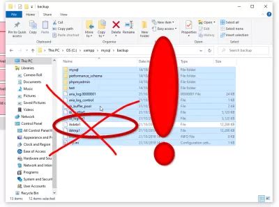 How To Solve Error Starting MySQL On XAMPP After Windows Update Mutexes And Rw Locks Use