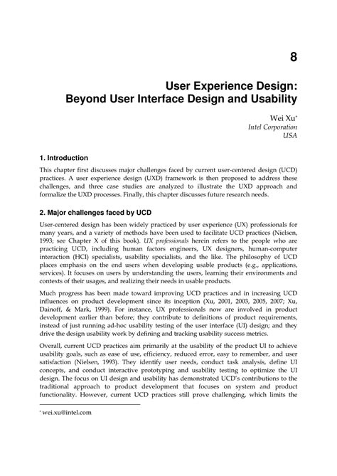 pdf user experience design beyond user interface design and usability
