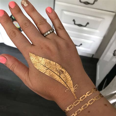 Metallic Gold Tattoos