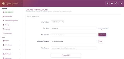 How To Configure Ftp In Cyberpanel Properly Step By Step