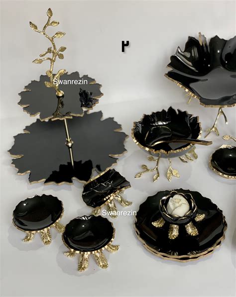 سرویس پذیرایی مشکی اینه ای