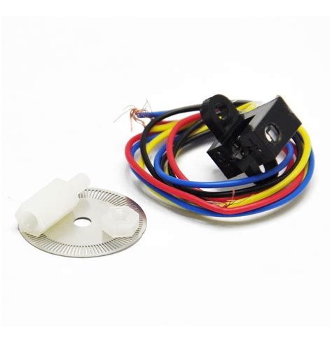 Sensor Velocidad Optoacoplado Disco Acero Arduino Pic Avr Cyberofice