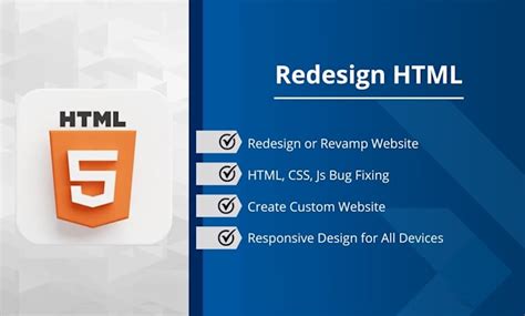 Redesign Html Css Website By Mdislam124 Fiverr