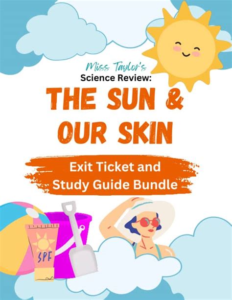 The Sun And Our Skin Exit Ticket Bundle Lab Learner Companion Tpt