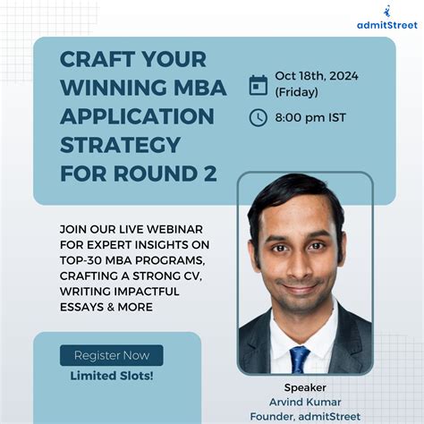 Mba Admissions Round2 Arvind Kumar