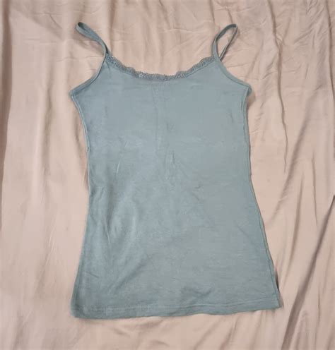 Sweet Blue Lace Camisole Womens Fashion Tops Other Tops On Carousell