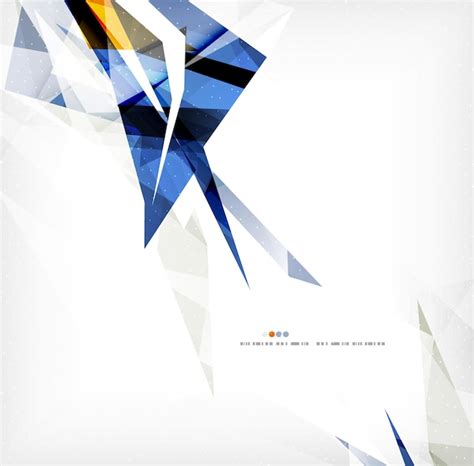 Premium Vector Angular Geometric Color Shapes