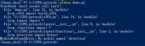 运行demo py时报错 · issue 10 · yxlijun s3fd pytorch · github