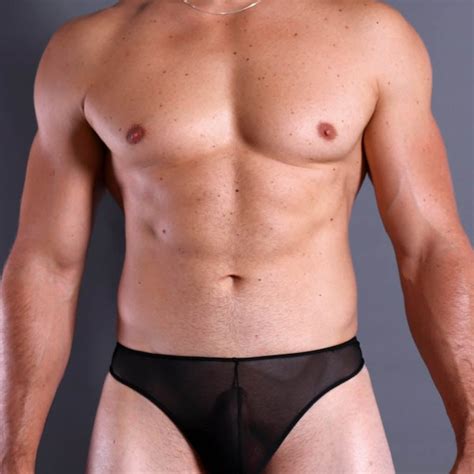 Mens Sheer Thong Etsy