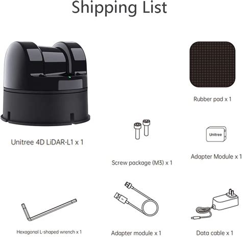 Unitree L1 4d 3d Lidar 360° × 90° Omnidirectional Ultra Wide Angle