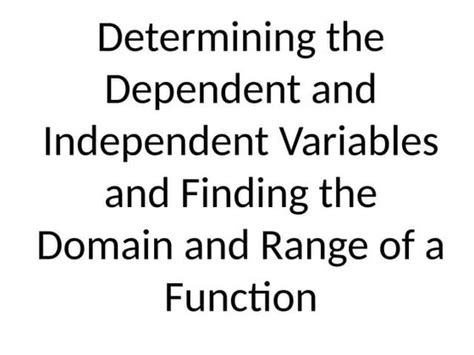 functions and relation domain and range of functions pptx