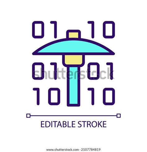 Data Mining Rgb Color Pixel Perfect Stock Vector Royalty Free 2107784819 Shutterstock