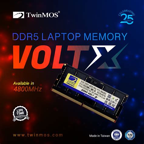 Twinmos Ddr5 16gb 4800mhz Cl40 Notebook Ram
