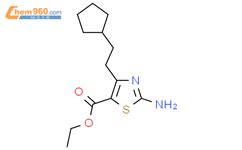 2 氨基 4 2 环戊基乙基 噻唑 5 羧酸乙酯CAS号887589 97 1 960化工网