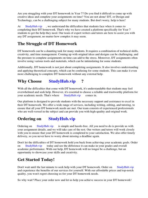 Dt Homework Year 7 Pdf Cookie Homework