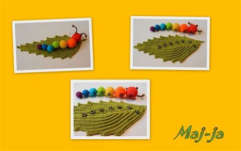 Мастер класс вязаная гусеница Вязание Развивающие игрушки Материалы для вязания