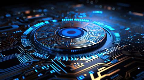 Premium Ai Image Futuristic Abstract Computer Circuit Board Technology Wallpaper Background