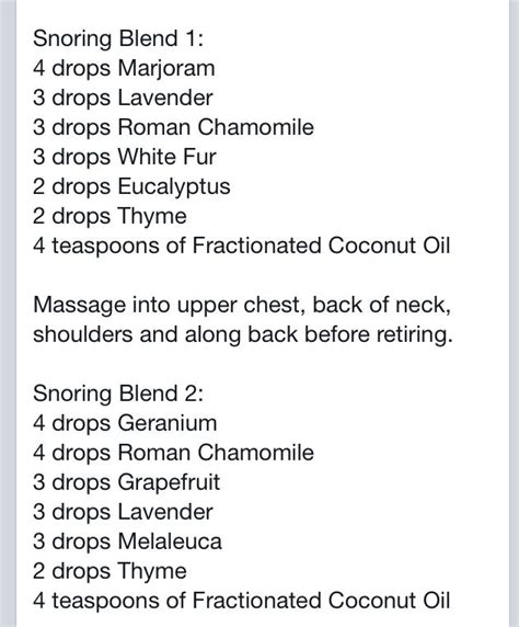 Snoring Blends 1 And 2 Snoring Essential Oils Essential Oils Health