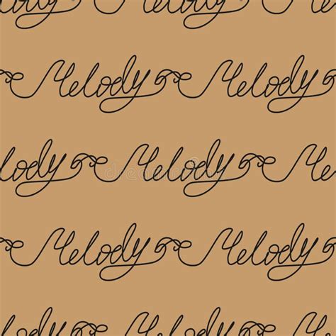 Melody Seamless Stock Vector Illustration Of Pattern 32816261