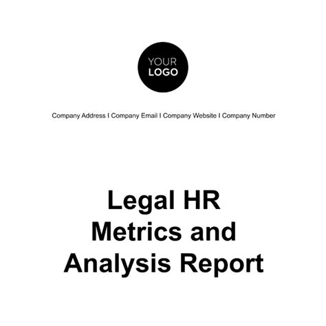 Free Legal Hr Metrics And Analysis Report Template Edit Online And Download