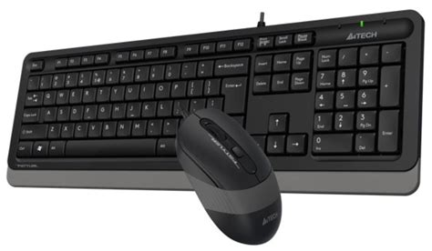 A4tech Fstyler Sleek Multimedia Comfort Wired Usb Keyboard And Mouse