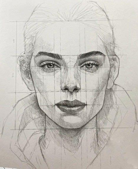 How To Draw A Face Facial Proportions Front View Artofit