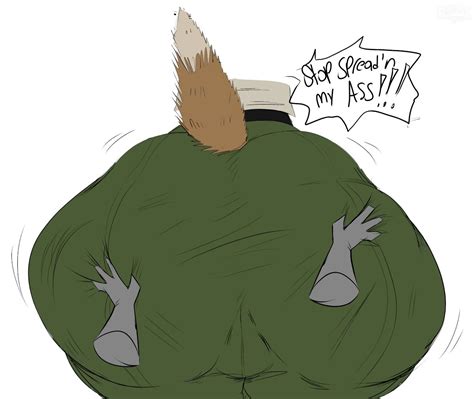Rule 34 Ass Big Ass Big Butt Bonzibonsai Disembodied Hand Erect Tail Fox Fox Ears Fox Mccloud