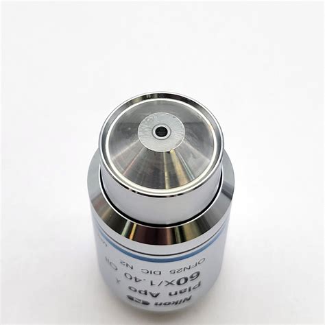 Nikon Microscope Objective Cfi60 Plan Apo 60x Oil Lambda Mrd01605 Microscope Marketplace