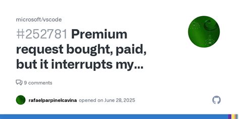 Premium Request Bought Paid But It Interrupts My Workflows In Agent Mode I Cannot Get The Job