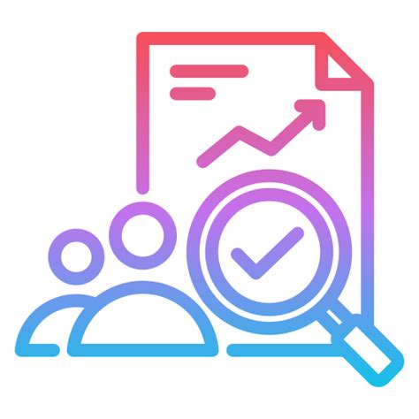 Audit Generic Gradient Outline Icon