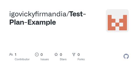 Github Igovickyfirmandia Test Plan Example