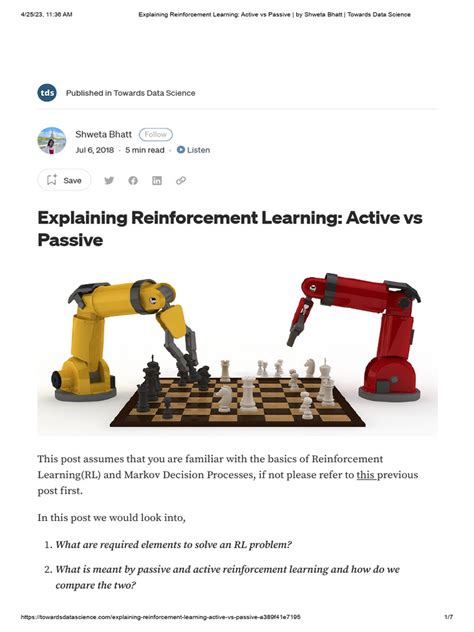 Unit V Explaining Reinforcement Learning Active Vs Passive Pdf Unit V Explaining Reinforcement Learning Active Vs Passive Pdf