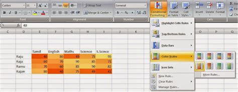 Excel Tips Tamil Conditional Formatting Tips