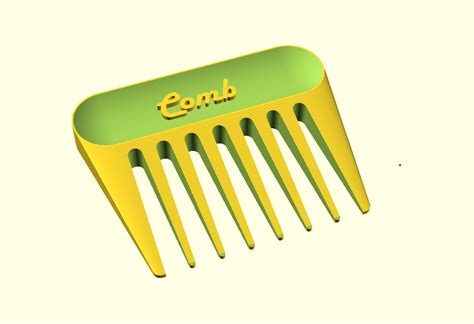 Stl File Curl Comb Wide Comb 💇 ・3d Printing Template To Download・cults