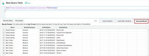 Zoho Analytics Query Tables Extendedreach