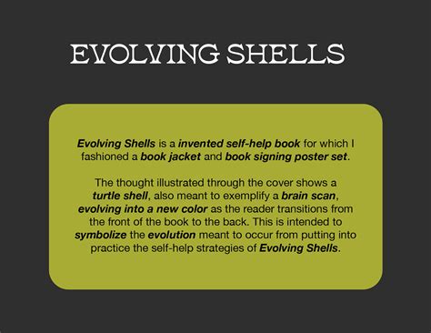 Evolving Shells Book Cover Design On Behance