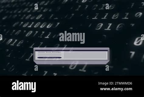 animation of ai text and binary coding data processing over screen