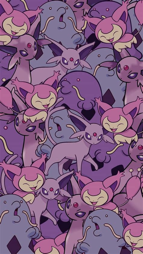 Purple Pokemon Background💜 Pokemon Tipo Siniestro Fondo De Pantalla