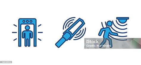 모션 센서 아이콘 감지기 센서 파동 감지 아이콘 기호 편집 가능한 획 벡터 그림 가상현실에 대한 스톡 벡터 아트 및 기타 이미지