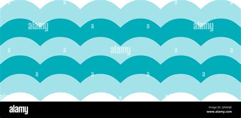 Blue Sea Surface Stylized Wave Shape Pattern Stock Vector Image And Art Blue Sea Surface Stylized Wave Shape Pattern Stock Vector Image And Art